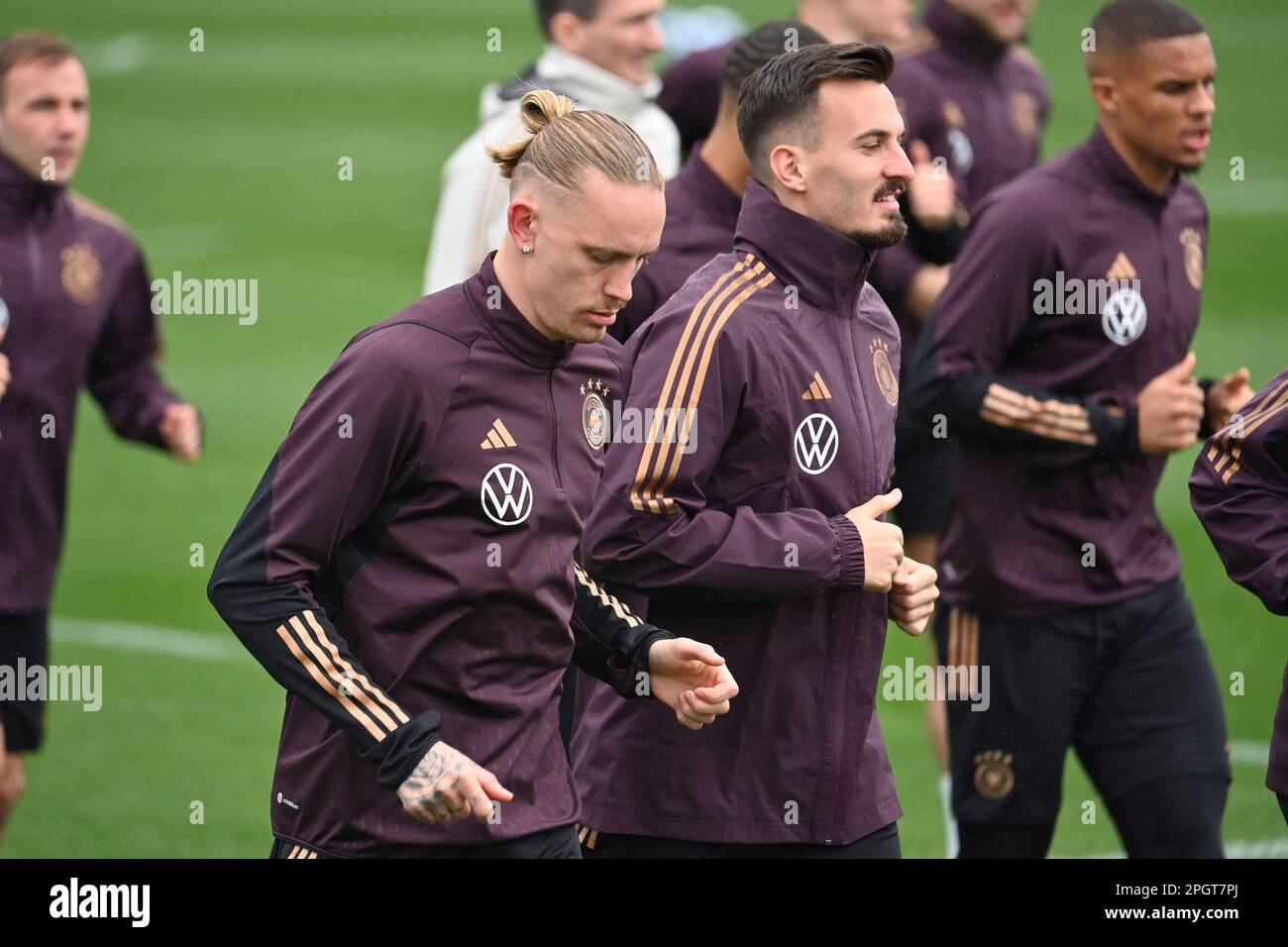 Frankfurt. Germany, March 24th, 2023 From left: Marius WOLF (GER ...