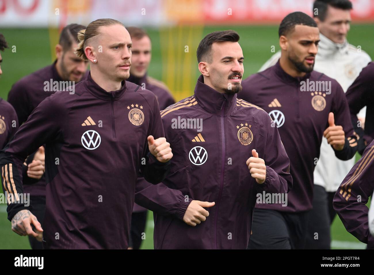 Frankfurt. Germany, March 24th, 2023 From left: Marius WOLF (GER ...