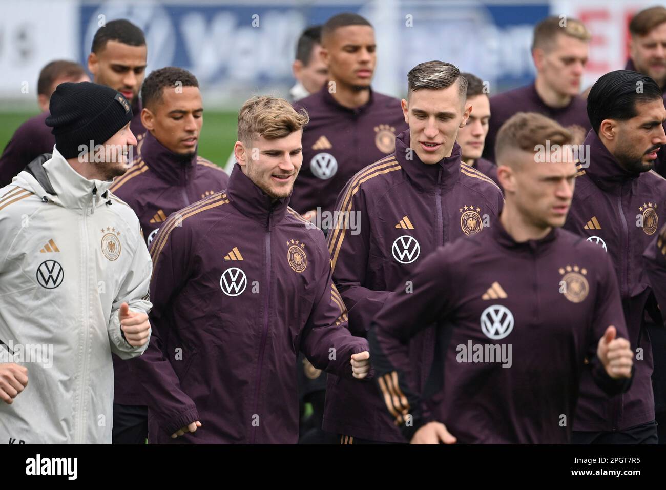 Frankfurt. Germany, March 24th, 2023 Timo WERNER (GER), Nico ...