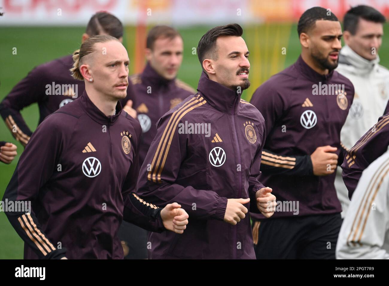 Frankfurt. Germany, March 24th, 2023 From left: Marius WOLF (GER ...