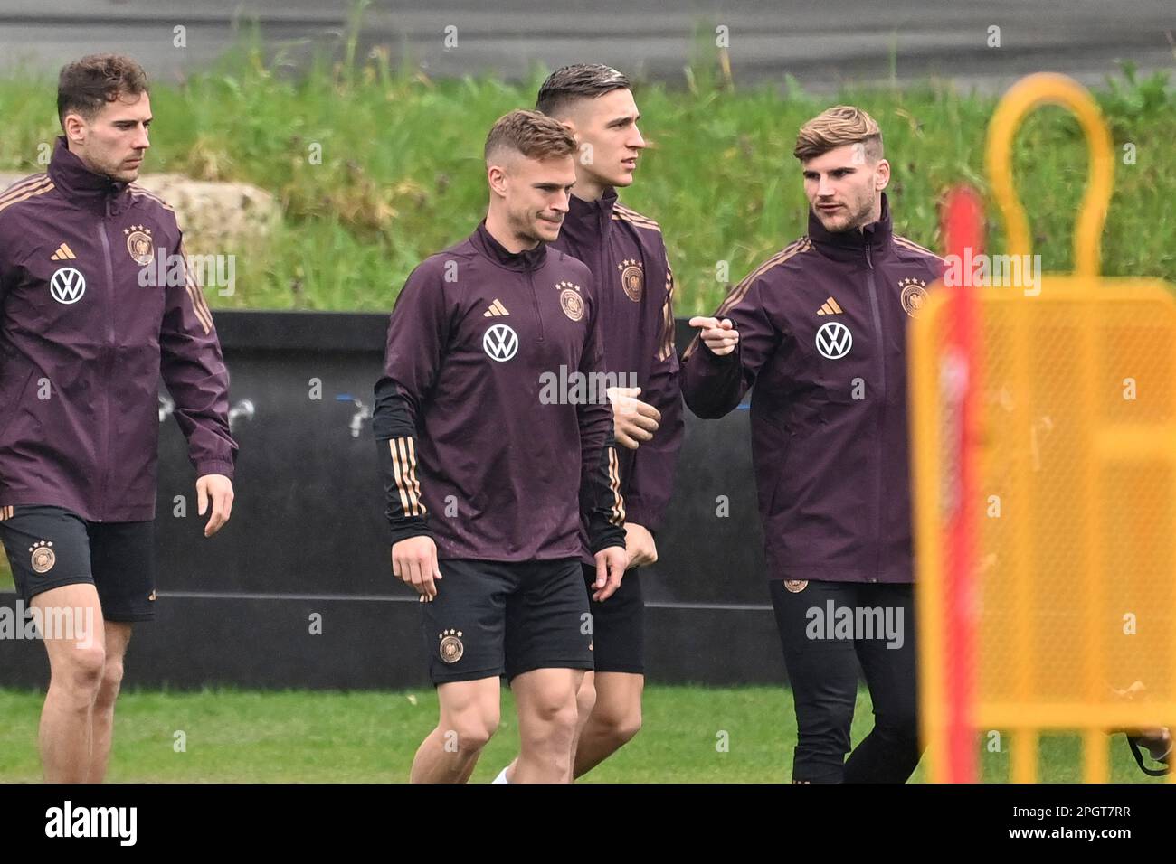 Frankfurt. Germany, March 24th, 2023 From right: Timo WERNER (GER ...
