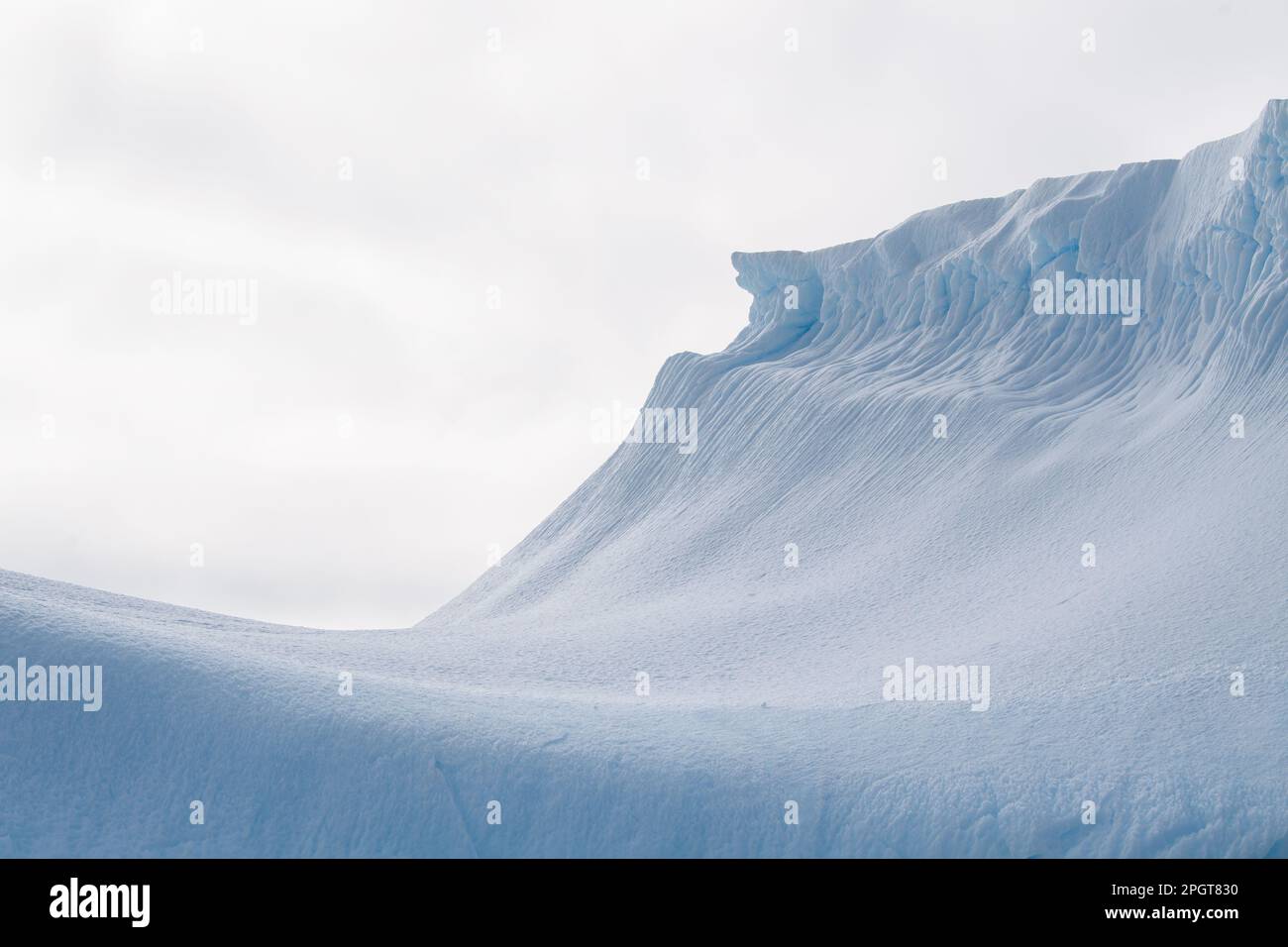 carved landscape of frozen ice polar regions Stock Photo - Alamy