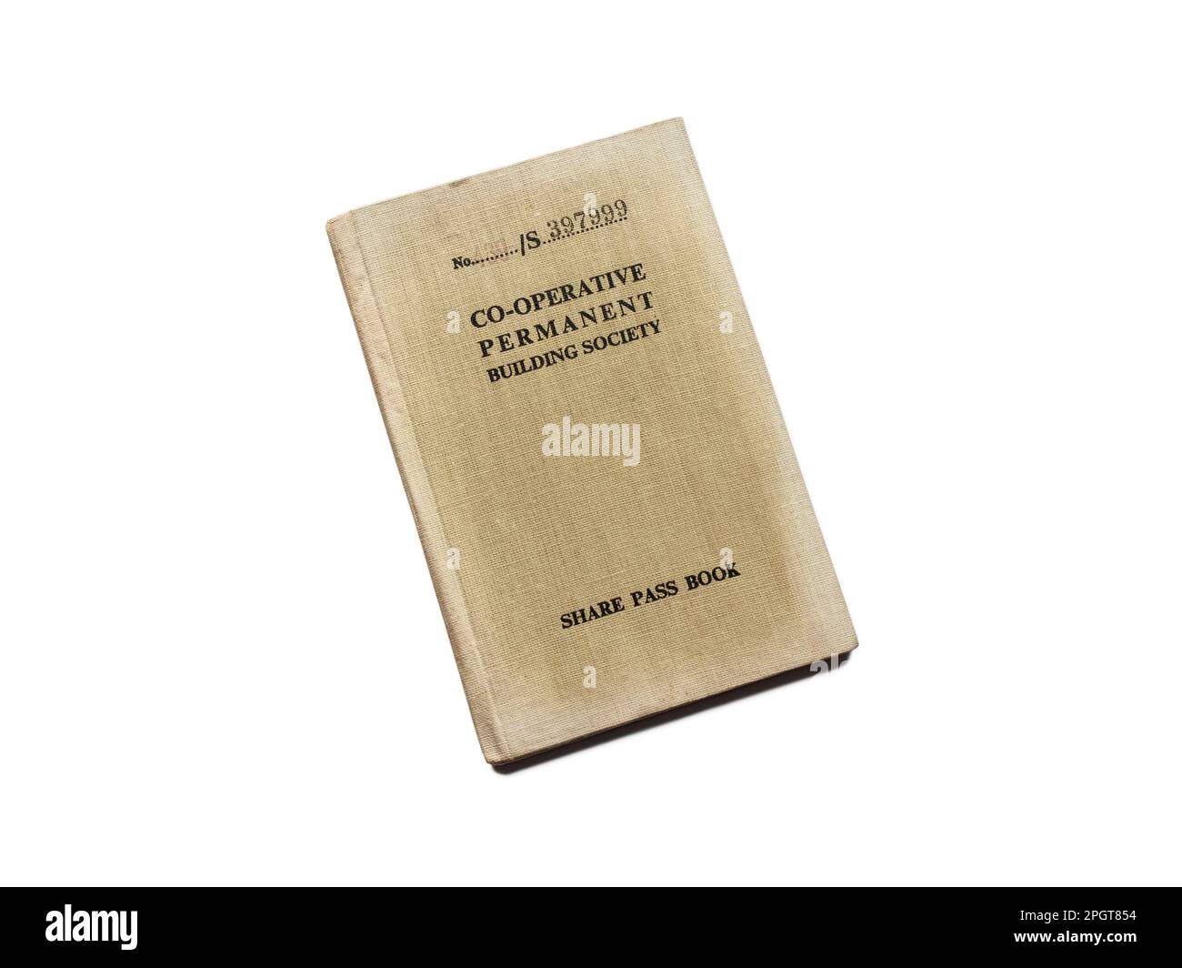 A Co-operative permanent building society share pass book from 1959 ...