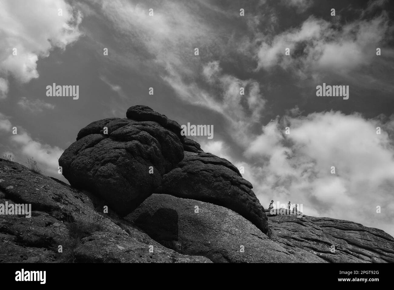 Views of Haytor rocks in Dartmoor National Park Stock Photo - Alamy