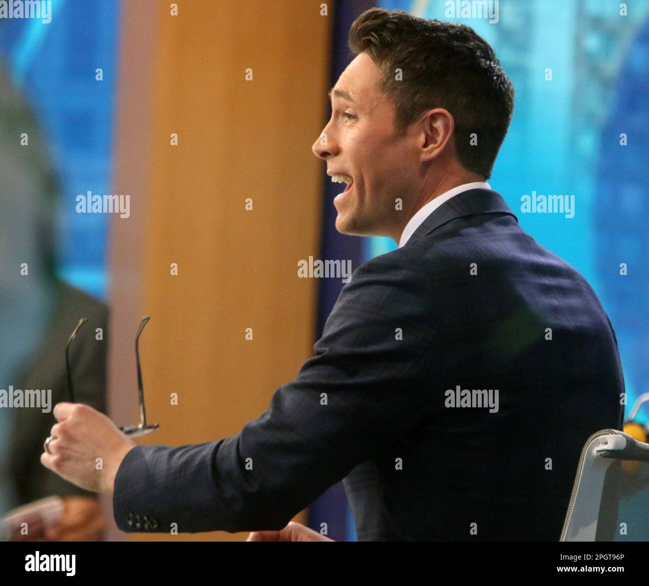 New York, NY, USA. 23rd Mar, 2023. Whit Johnson on the set of Good ...