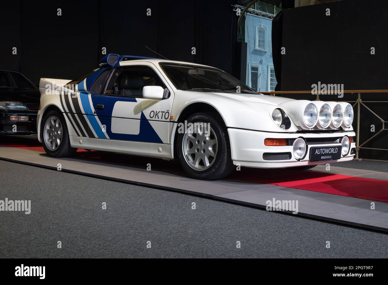 BRUSSELS, BELGIUM-DECEMBER 26, 2022: 1986 Ford RS200 Group B in ...