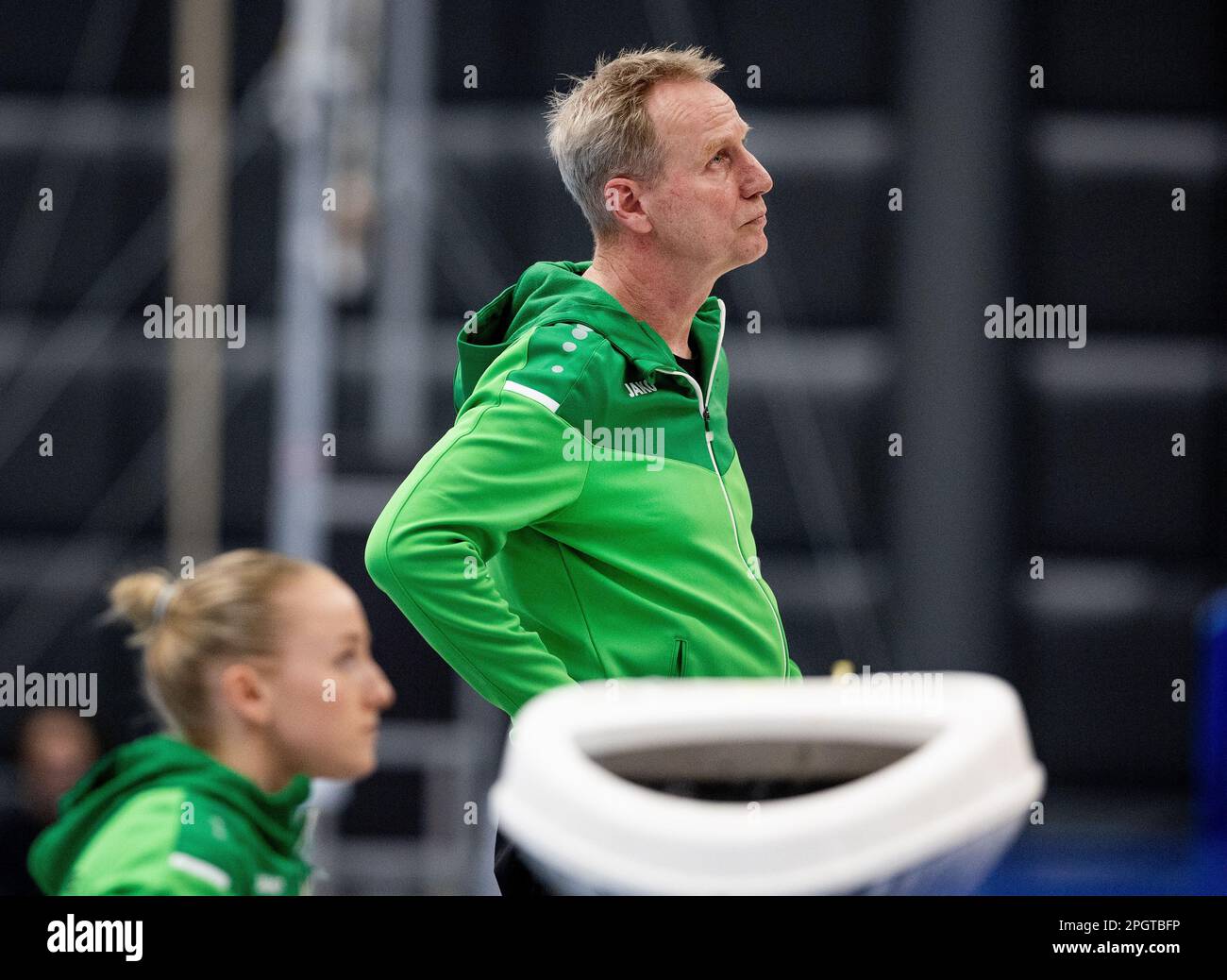 ROTTERDAM - Vincent Wevers and Sanne Wevers in action during the first ...