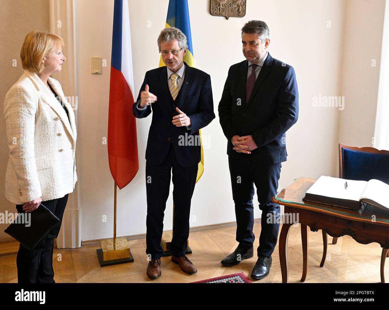 Prague, Czech Republic. 24th Mar, 2023. Senate President Milos Vystrcil ...