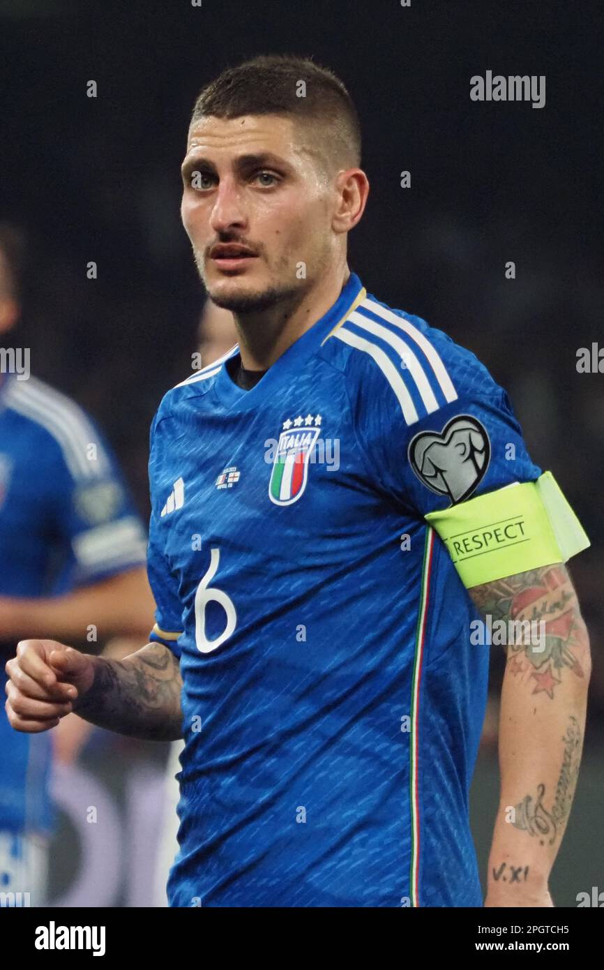 Marco Verratti player of Italy, during the qualifying match for Euro ...