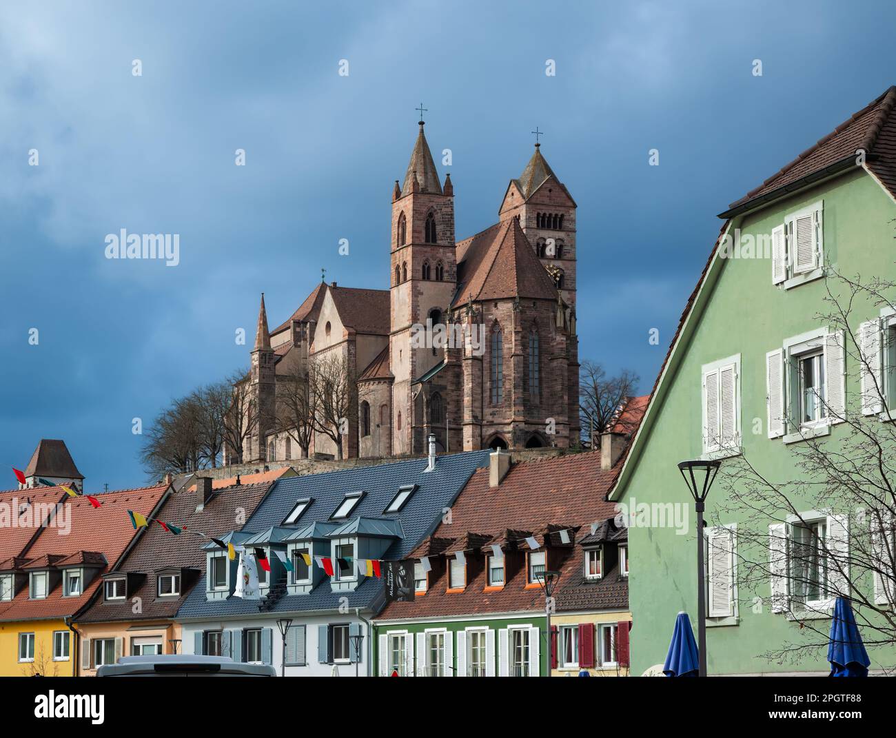 Breisach am Rhein, Germany - February 22, 2023: Historic town of ...