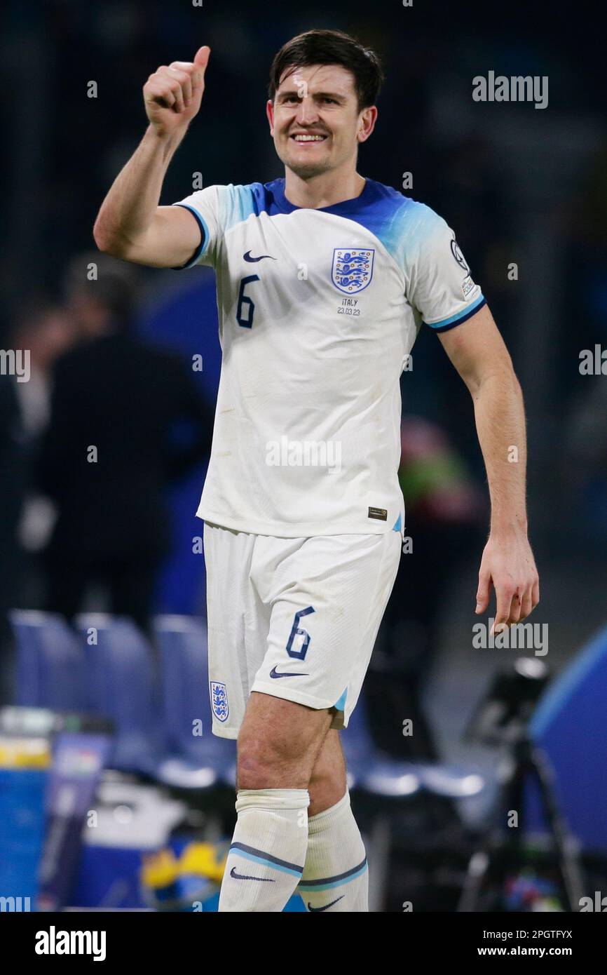 England's defender Harry Maguire (Manchester Utd) gesticulate during ...