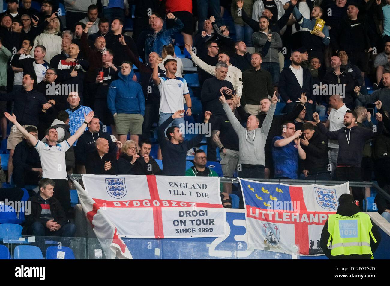 EnglandÕs Fans during European Qualifiers match Italy vs England at the ...