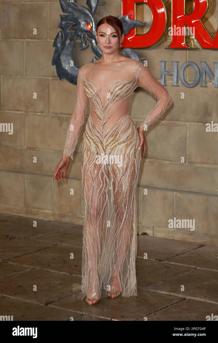 Elz the Witch attends the UK Premiere of "Dungeons & Dragons - Honour Among Thieves" at ...