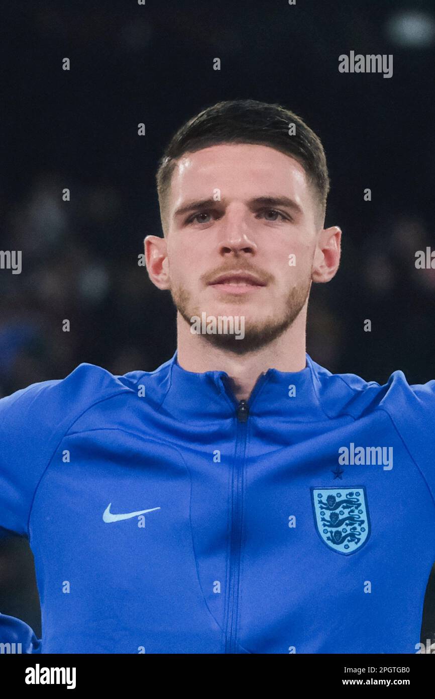 England's defender Declan Rice (West Ham) during European Qualifiers ...