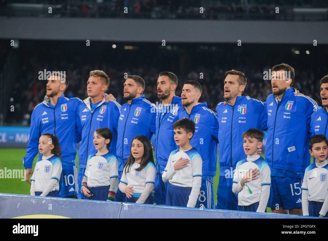 Italia team during European Qualifiers match Italy vs England at the ...