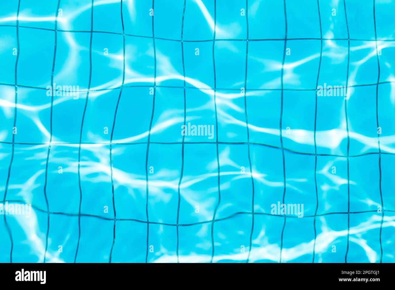 blue wavy water background in swimming pool Stock Photo - Alamy