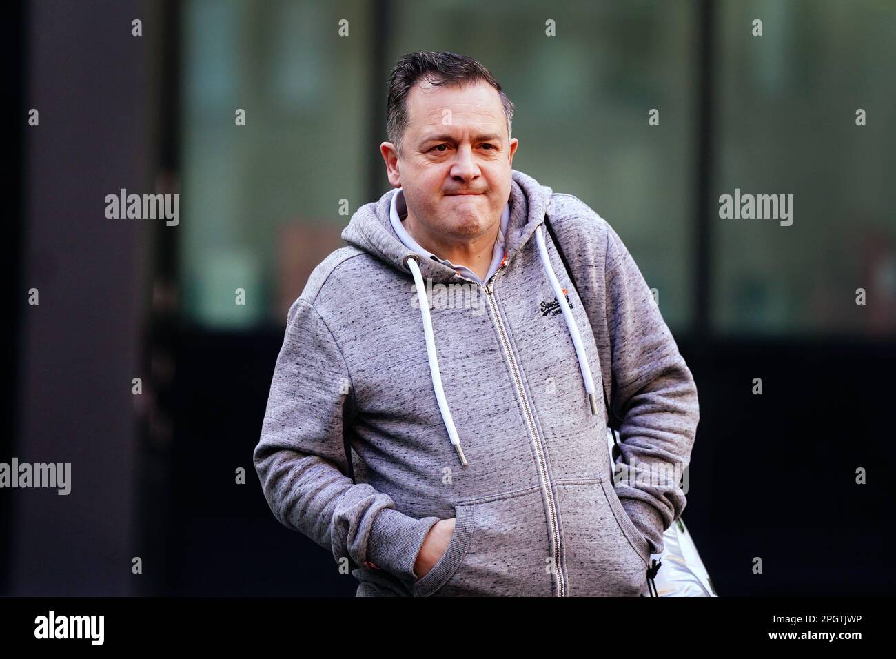 Andrew Measor arrives at Southwark Crown Court in south London, to be ...