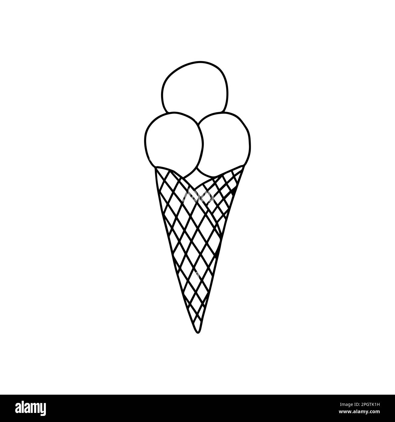 Hand drawn ice cream Stock Vector Image & Art - Alamy