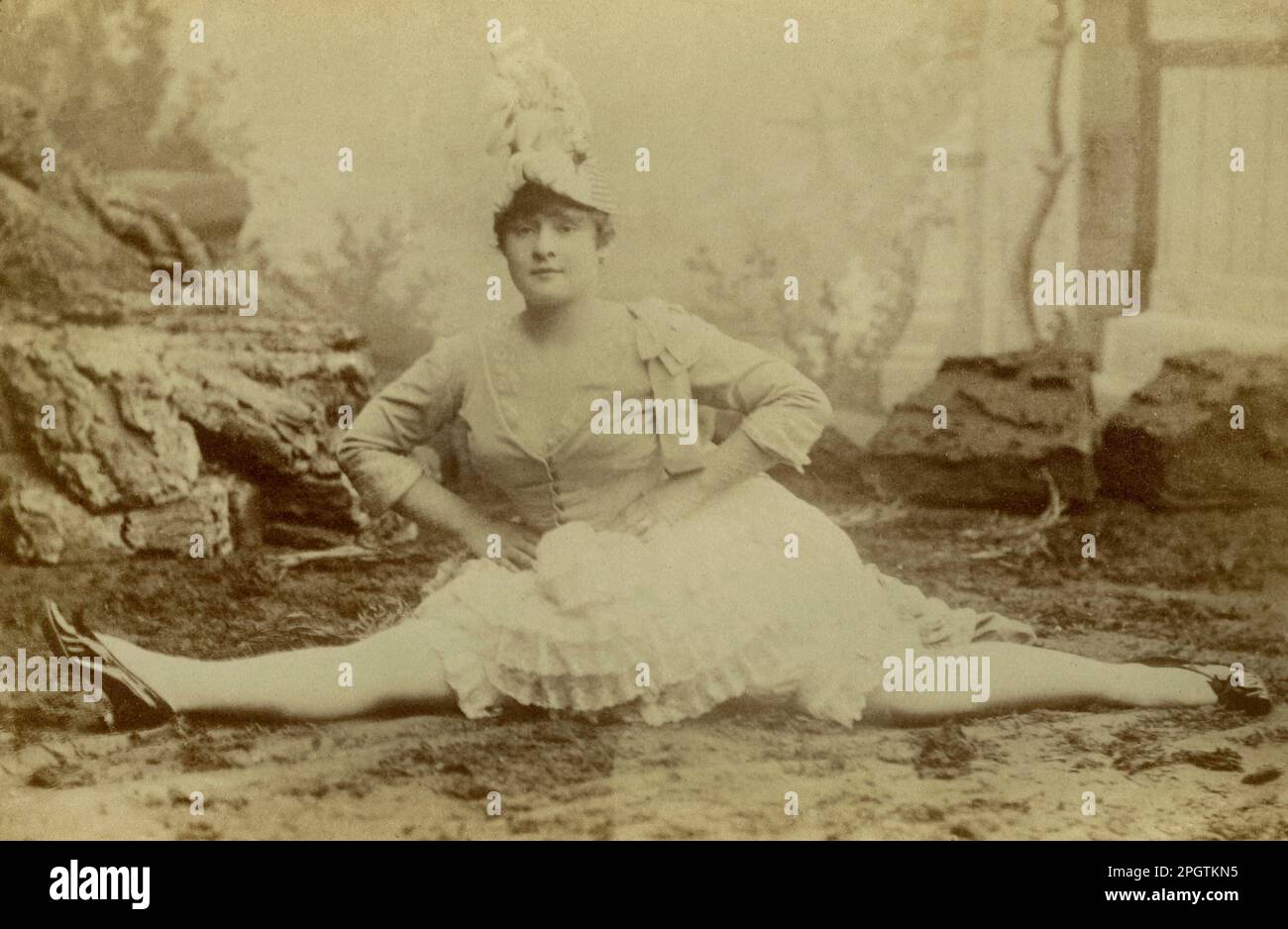 Portrait of the cancan dancer Louise Weber (1866-1929) known as La ...