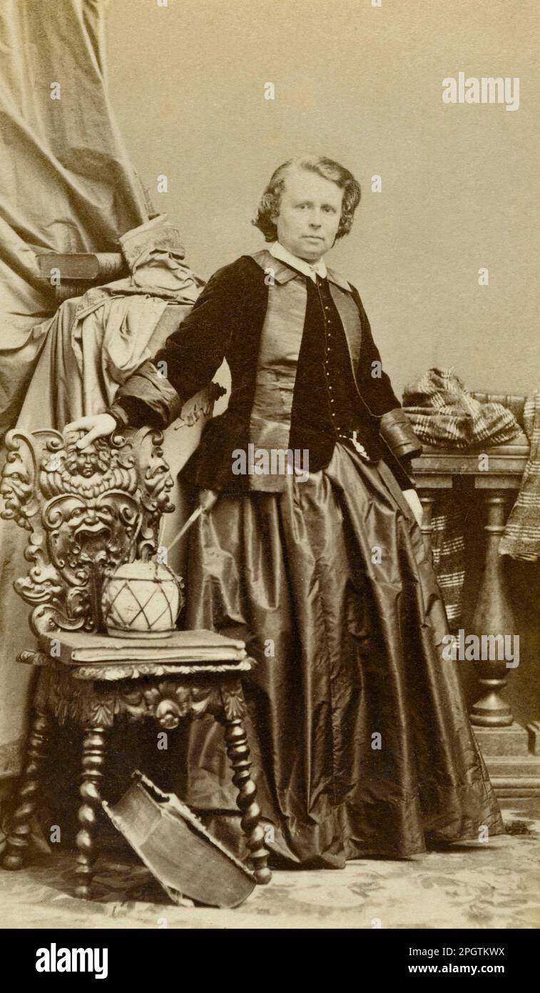 Portrait of Rosa Bonheur (Marie Rosalie) (1823-1899) photography by ...
