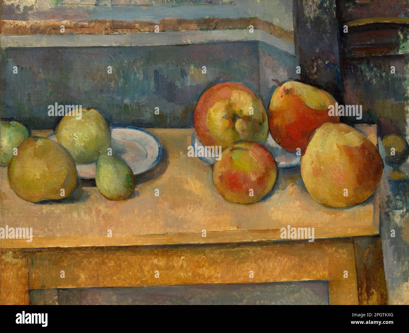 Still life with apples and pears 1891 paul cezanne hi-res stock ...