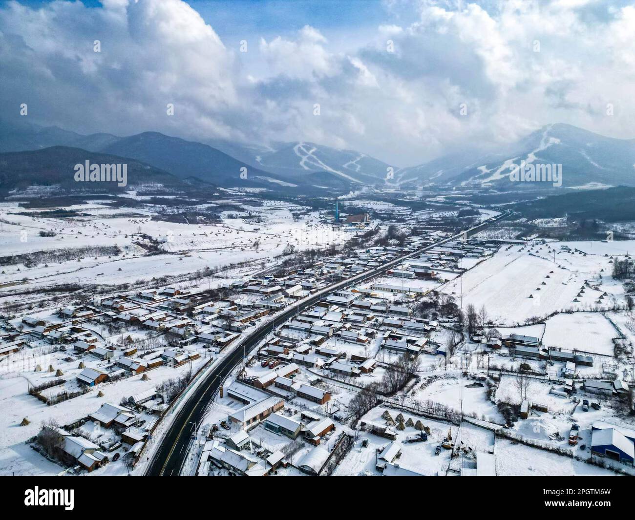 Winter view found at chinas hi-res stock photography and images - Alamy