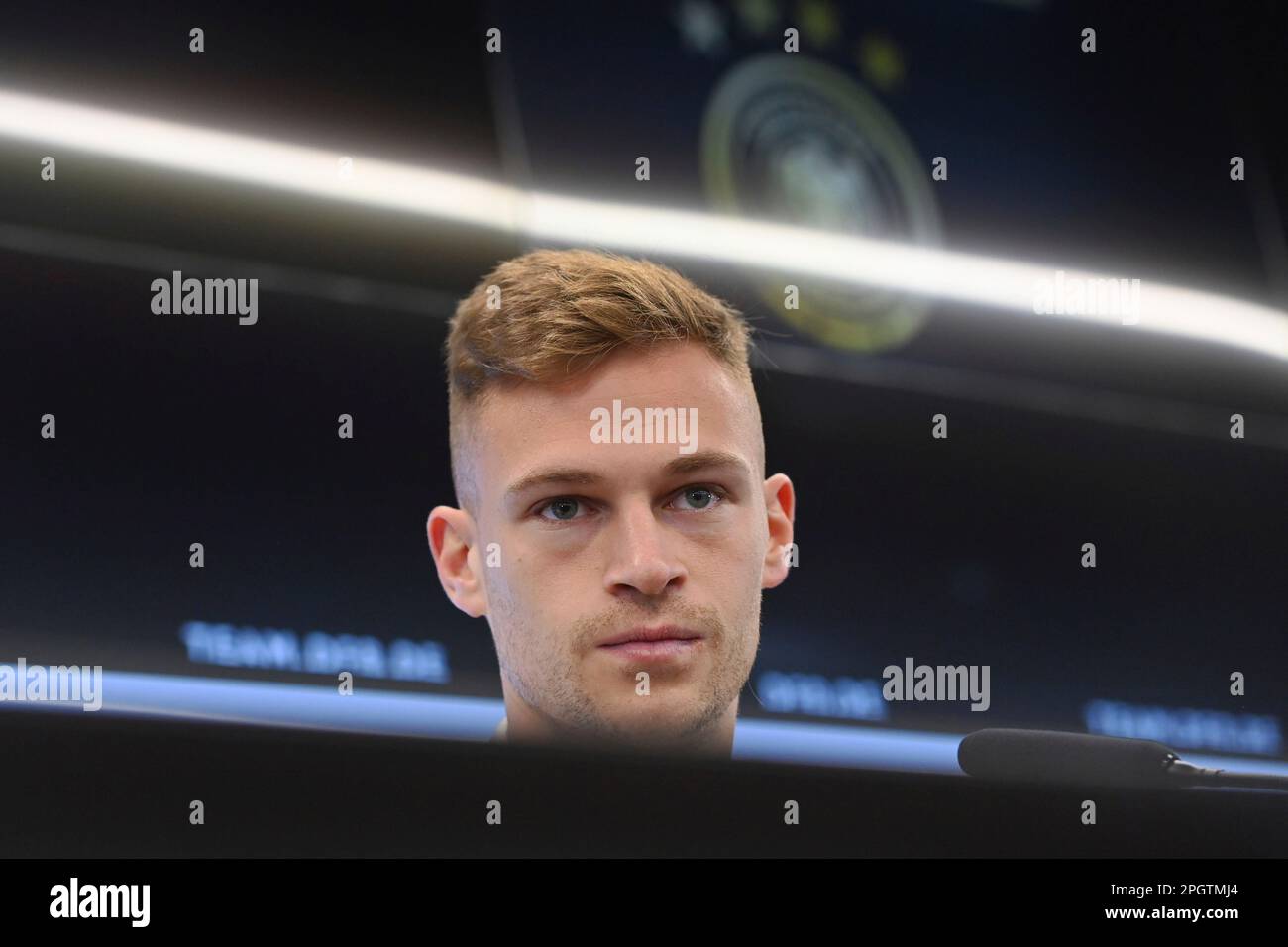 Frankfurt, Deutschland. 24th Mar, 2023. Joshua KIMMICH (GER), single ...
