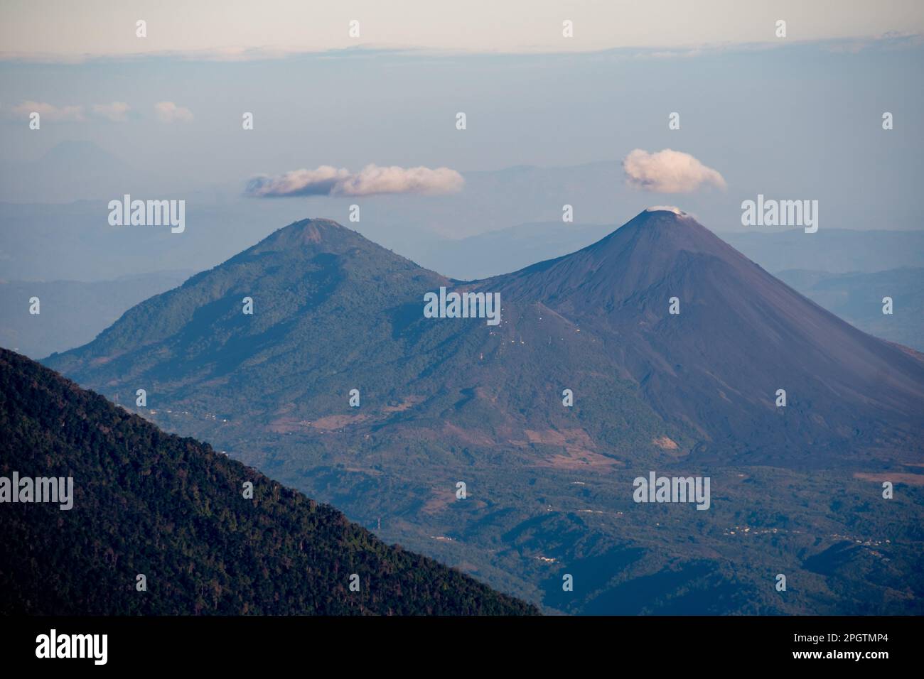 Volcano Landscape in Guatemala Stock Photo - Alamy