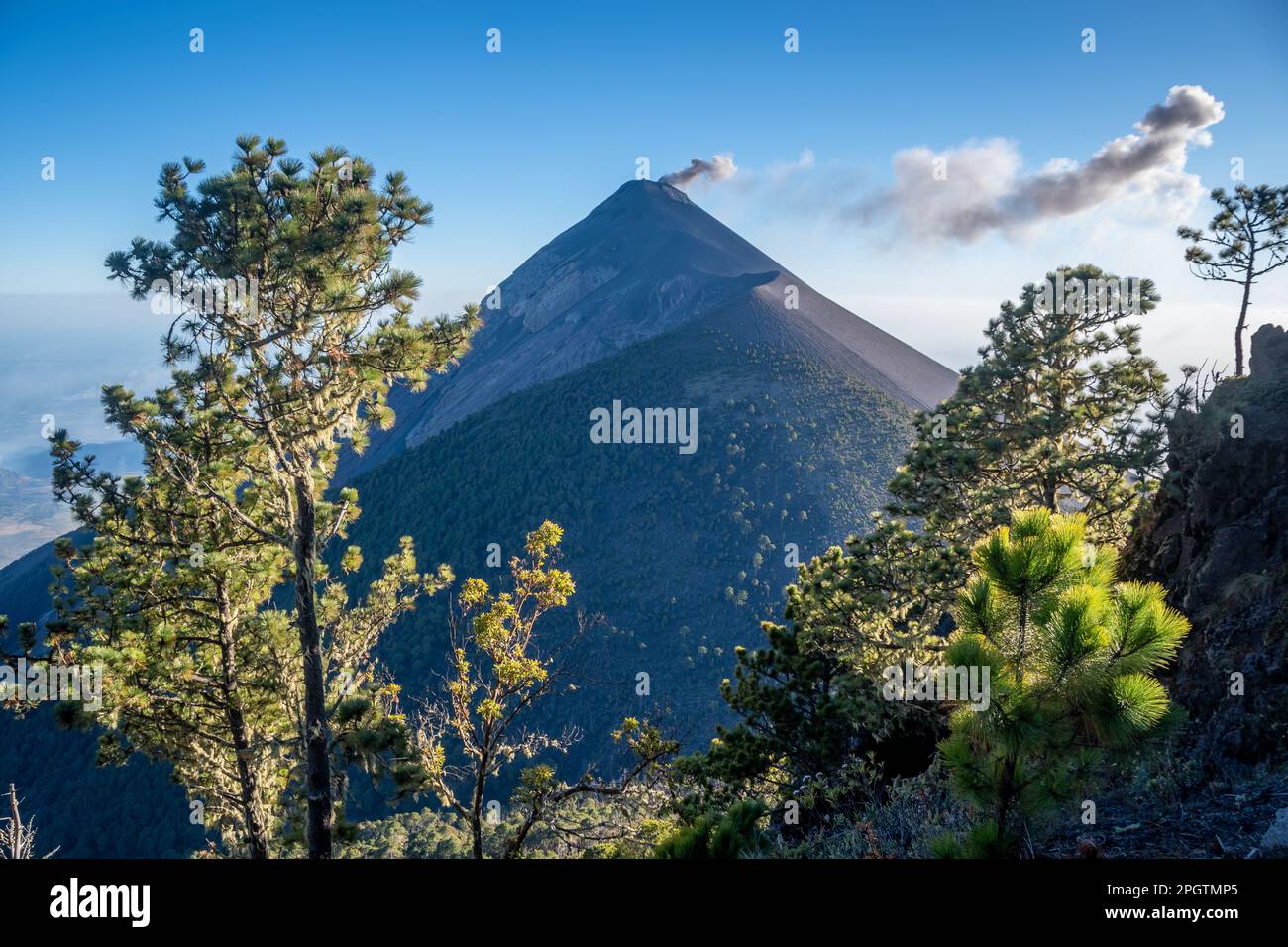 Volcano Landscape in Guatemala Stock Photo - Alamy