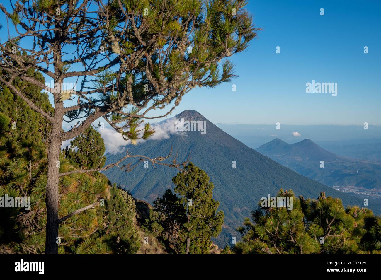 Volcano Landscape in Guatemala Stock Photo - Alamy