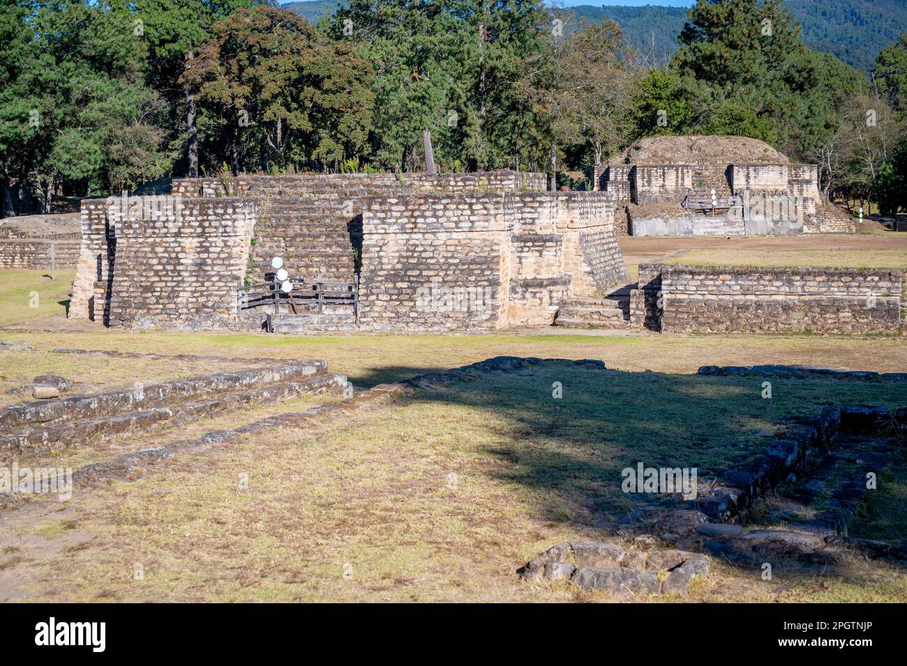 Iximche ruins in Guatemala Stock Photo - Alamy