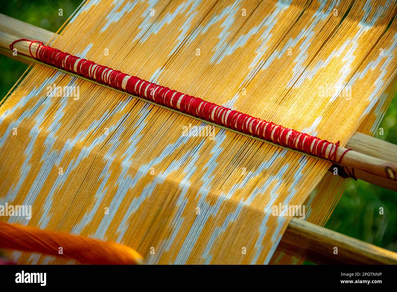 Handmade Textile Making in San Juan la Laguna Guatemala Stock Photo - Alamy