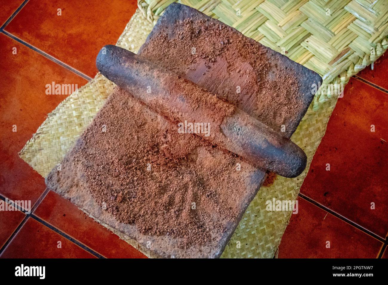 Handmade chocolate made in San Juan la Laguna Guatemala Stock Photo - Alamy