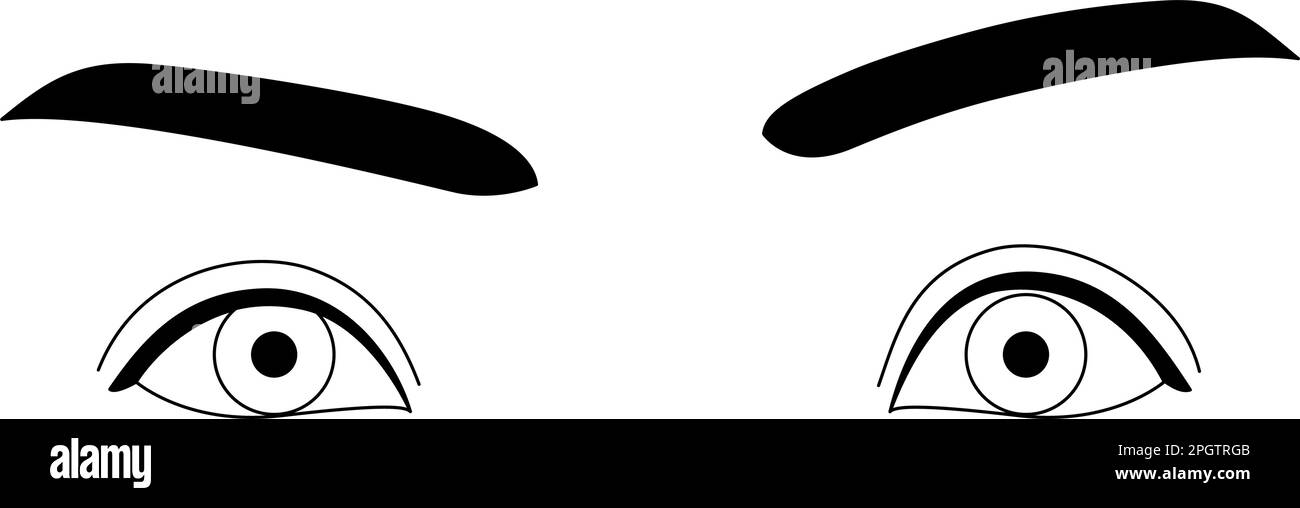 Heavy eyebrow Black and White Stock Photos & Images - Alamy