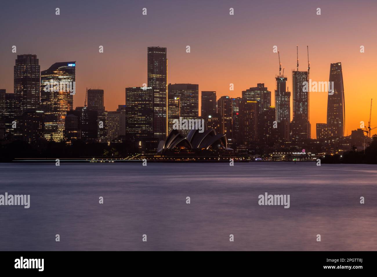 The Sydney Opera House and Central Business District, CBD, Australia ...