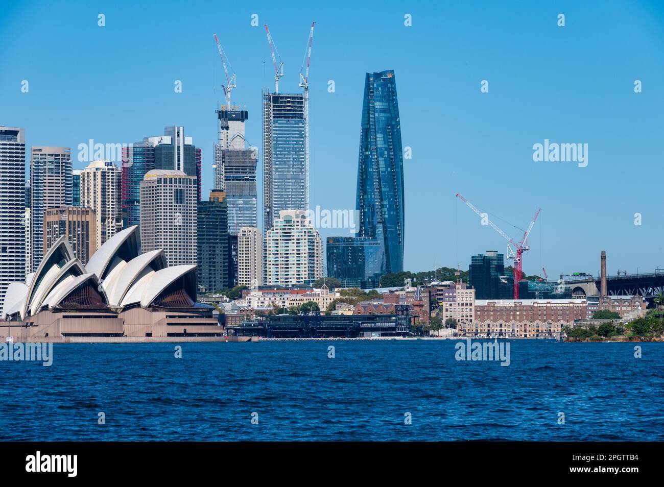 The Sydney Opera House and Central Business District, CBD, Australia ...