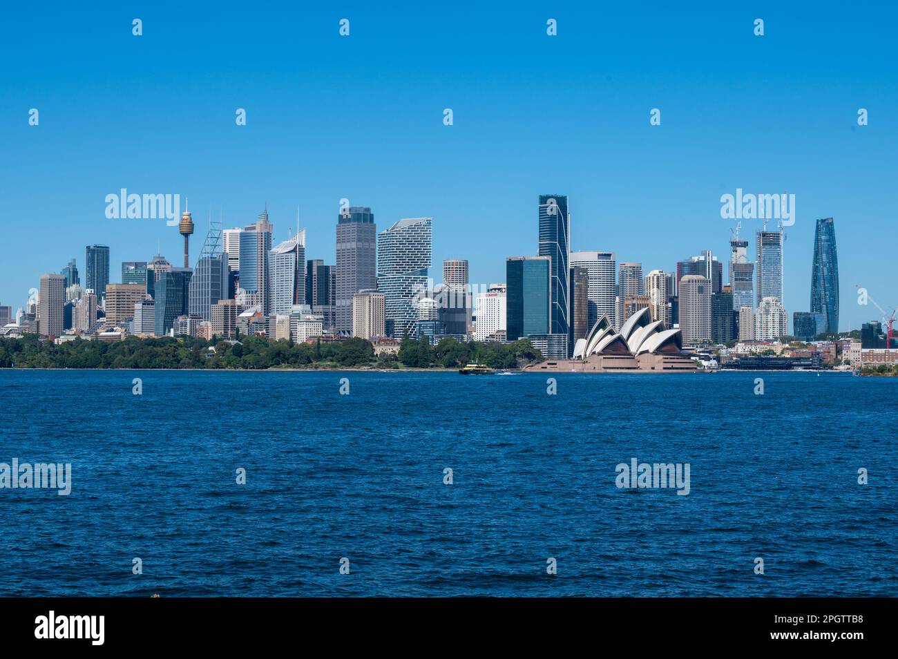The Sydney Opera House and Central Business District, CBD, Australia ...