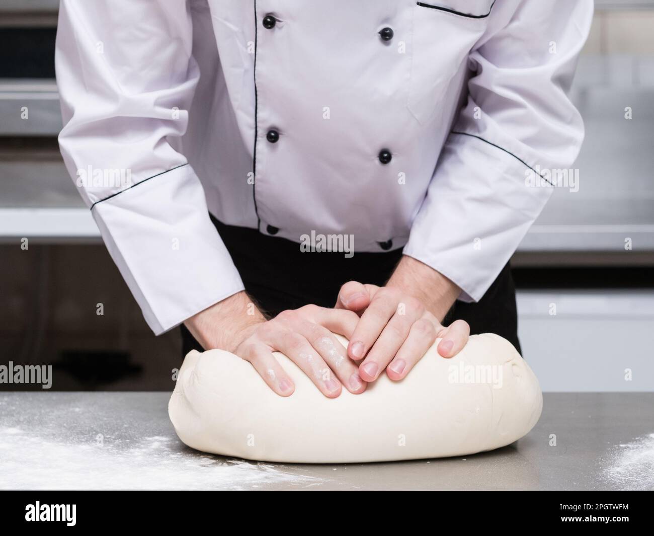 baking craft baker dough small bakery business Stock Photo - Alamy
