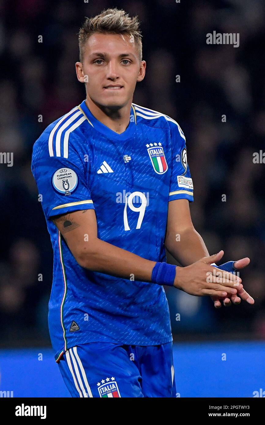 Mateo Retegui of Italy claps during the UEFA EURO2024 European ...