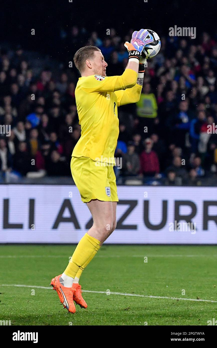 Jordan Pickford of England in action during the UEFA EURO2024 European ...