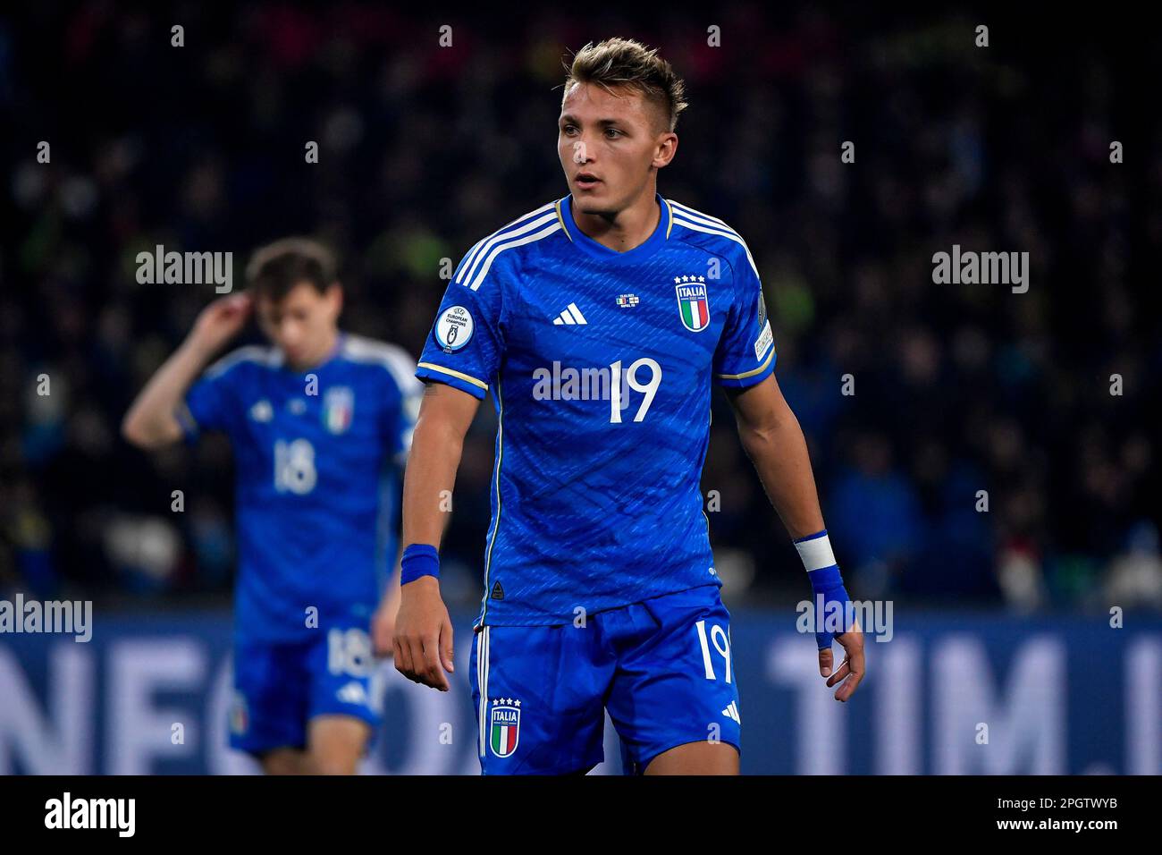 Mateo Retegui of Italy looks on during the UEFA EURO2024 European ...