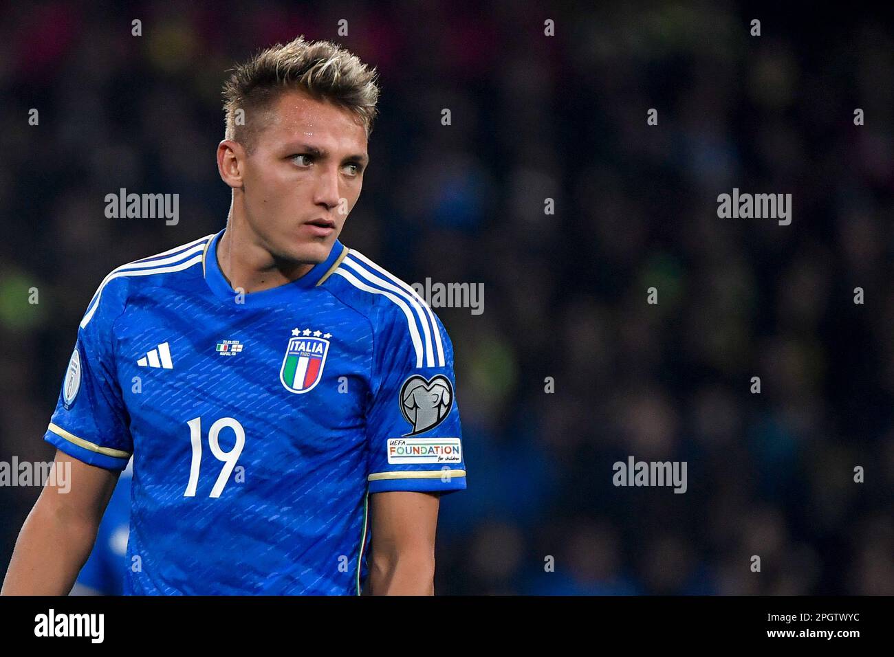 Mateo Retegui of Italy looks on during the UEFA EURO2024 European ...