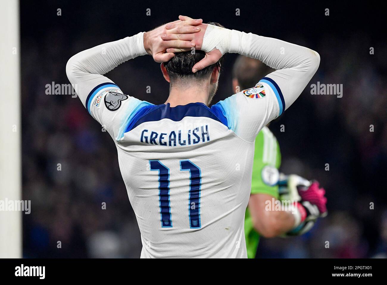 Jack Grealish of England reacts during the UEFA EURO2024 European ...