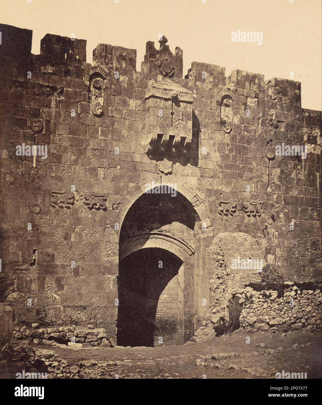 St. Stephen's Gate 1857 by James Robertson Stock Photo - Alamy