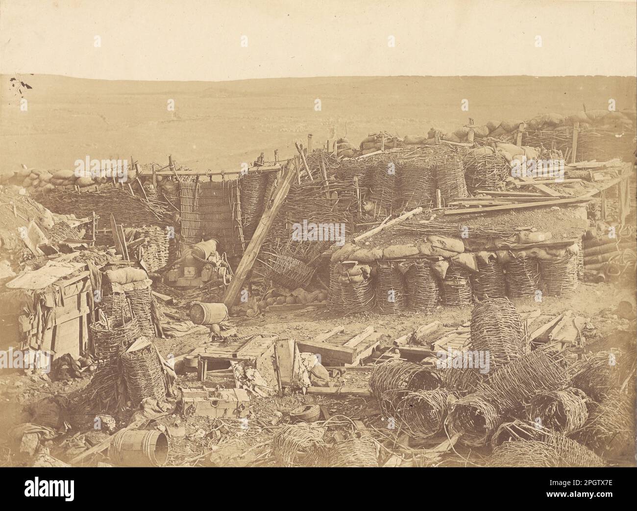 Interior of the Redan - Russian Battery after September 8, 1855 by ...