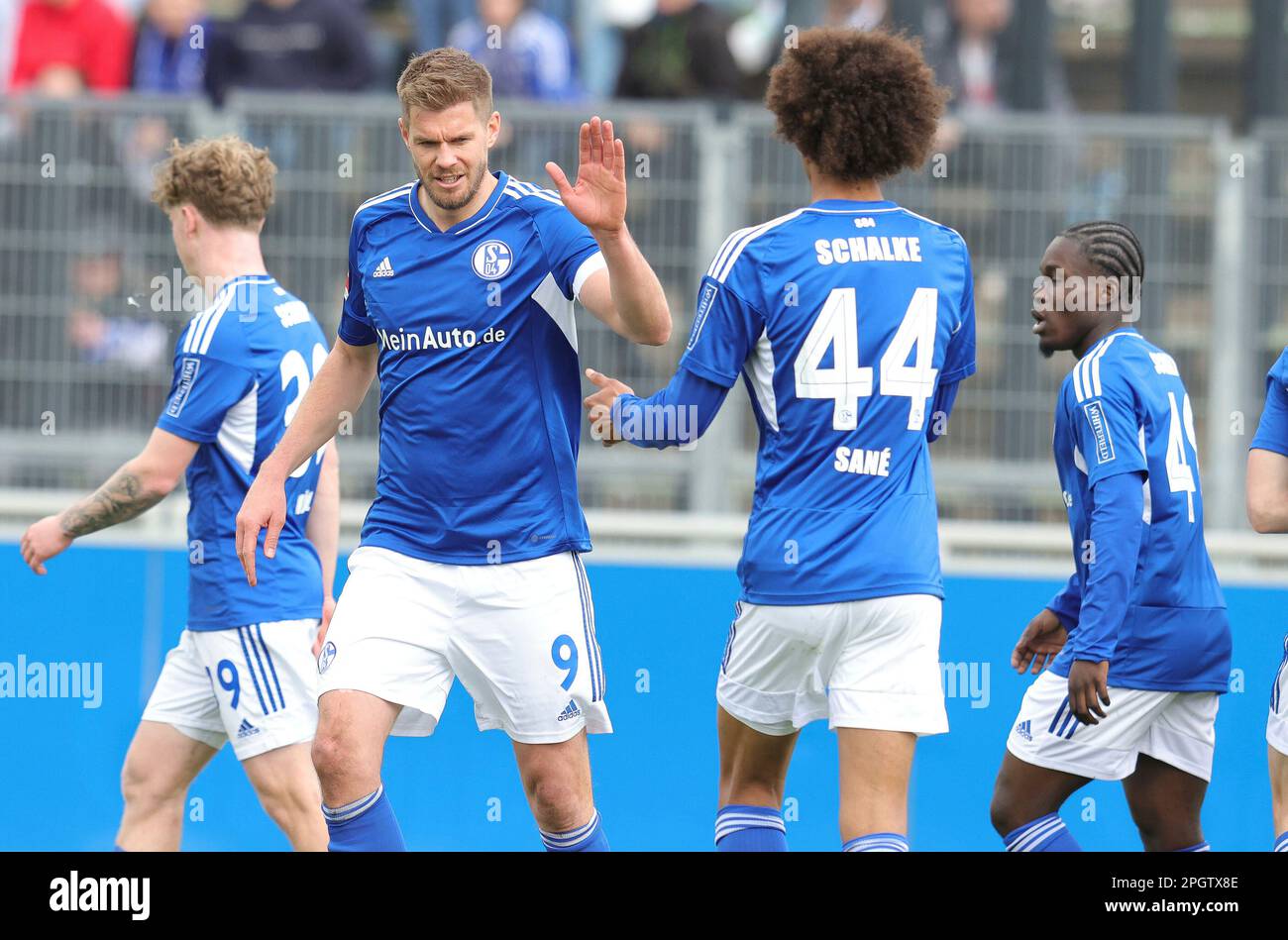 Gelsenkirchen, Deutschland. 24th Mar, 2023. to firo : 03/24/2023 ...