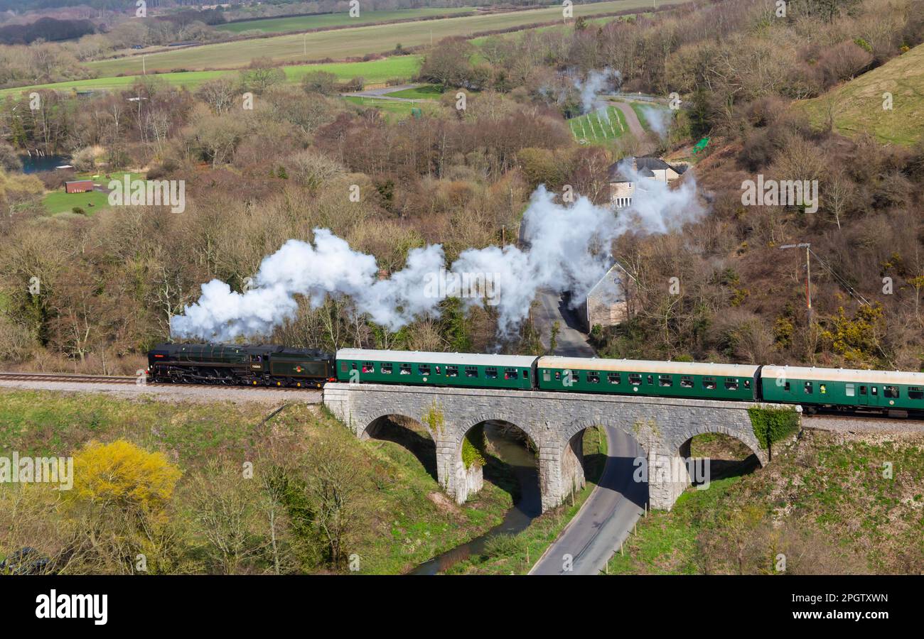 Corfe Castle, Dorset, UK. 24th March 2023. In February 1952, the ...