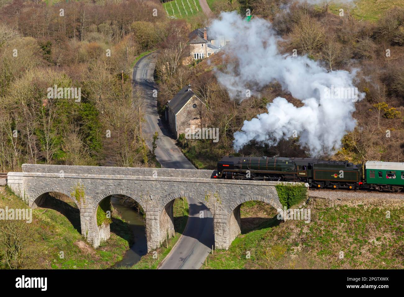Corfe Castle, Dorset, UK. 24th March 2023. In February 1952, the ...