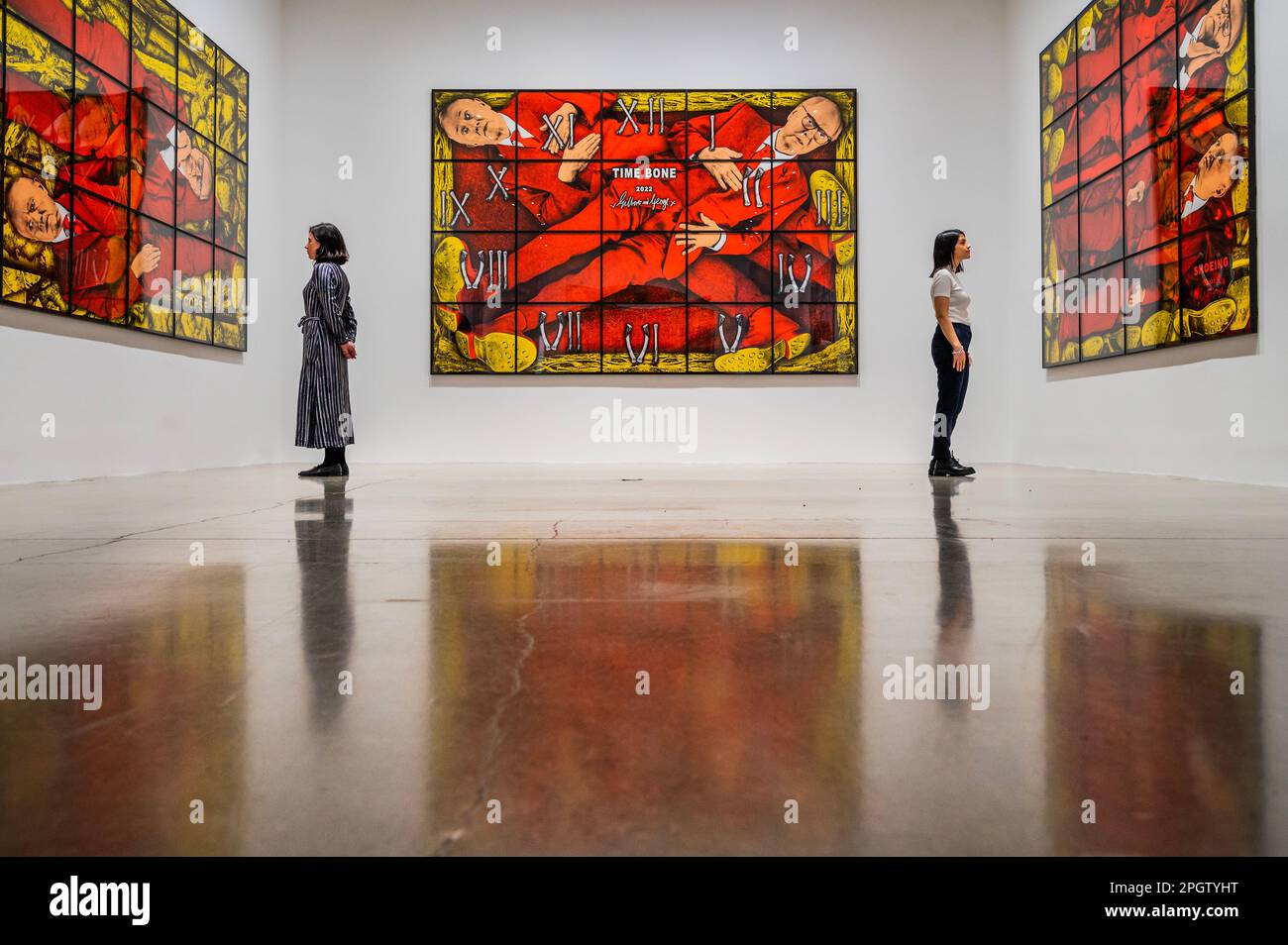 London, UK. 24th Mar, 2023. Time Bone and other works - Gilbert and ...