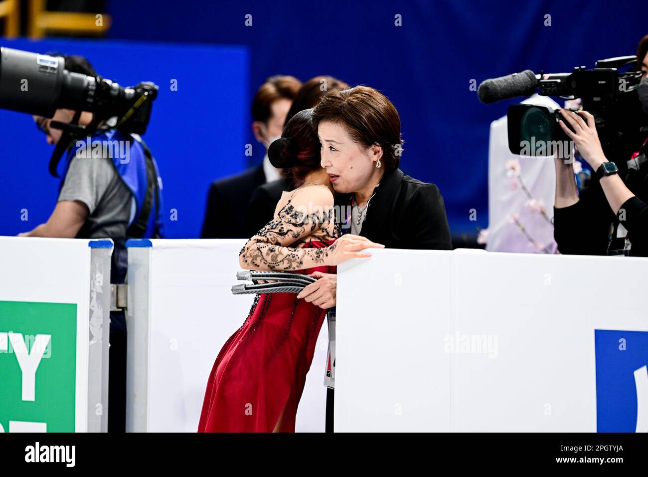 Mai MIHARA (JPN), during Women Free Skating, at the ISU World Figure ...